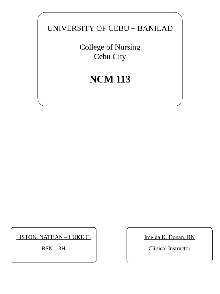 CHN 2 Format Lesson Plan | PDF
