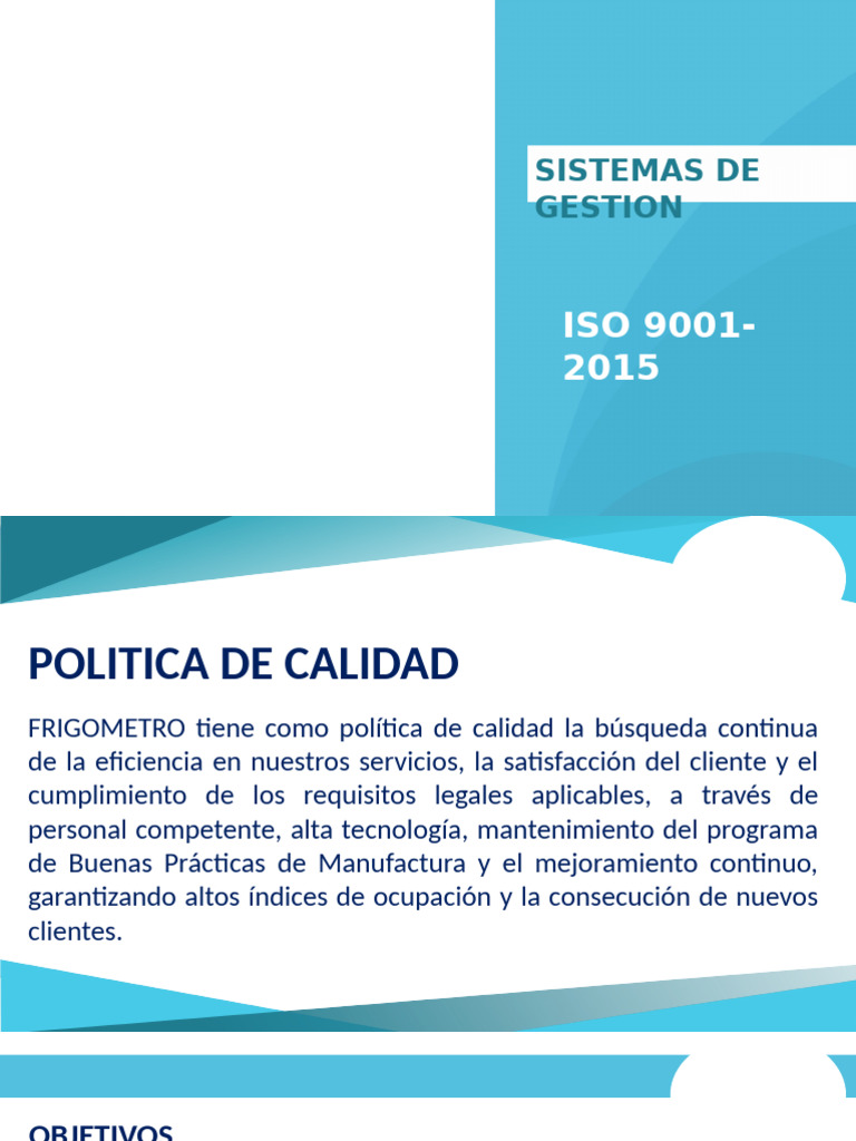 Diapositiva Iso 9001-2015 | PDF