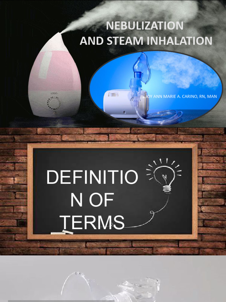 Nebulization and Steam Inhalation | PDF