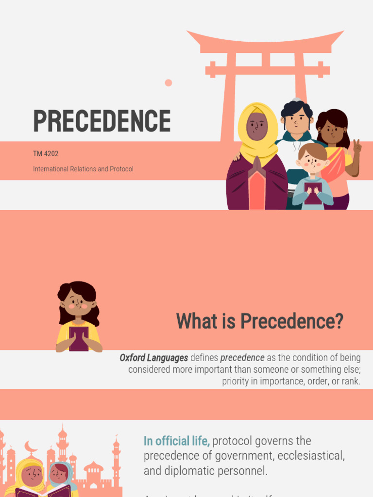 Precedence | PDF