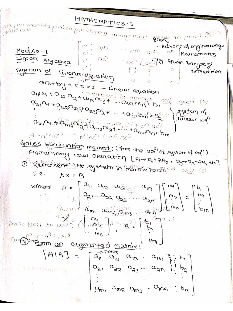 Math Module 1 1st Sem Outr | PDF