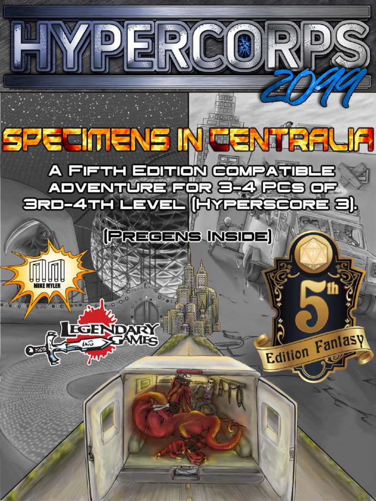 Hypercorps 2099 - Specimens in Centralia | PDF