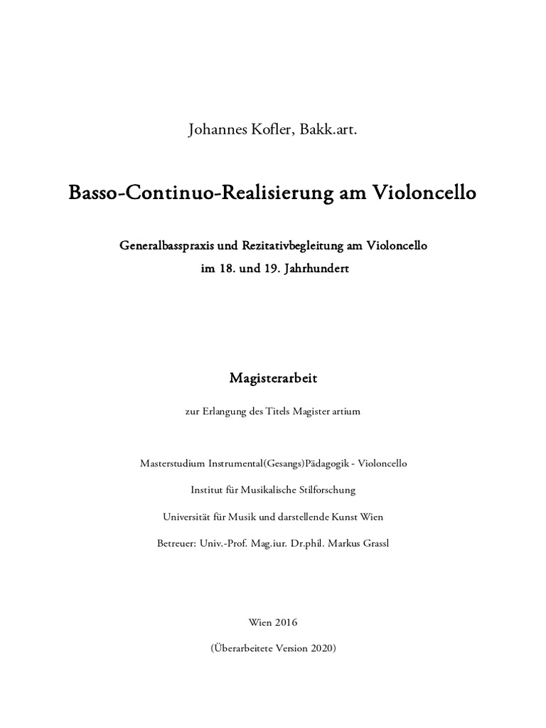 Basso_Continuo_Realisierung_am_Violoncel | PDF