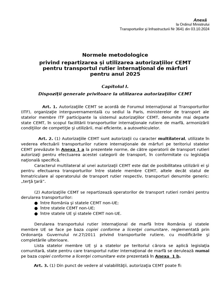 Met Cemt 2025 - Norme Cemt v 1 | PDF