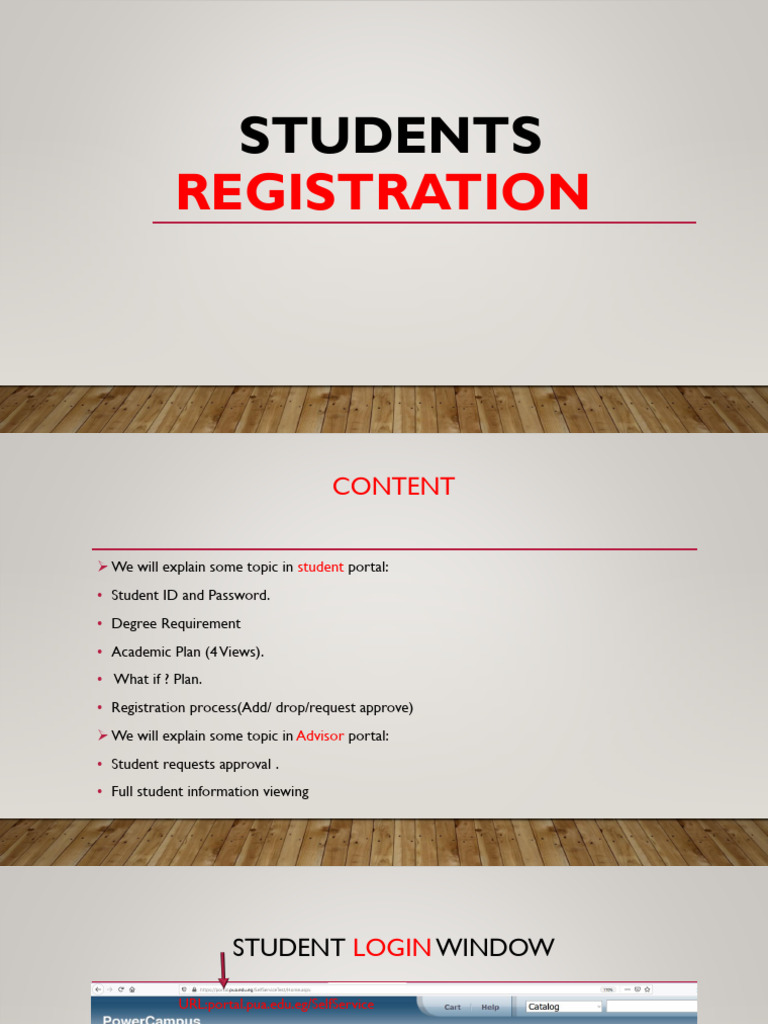 Registration | PDF