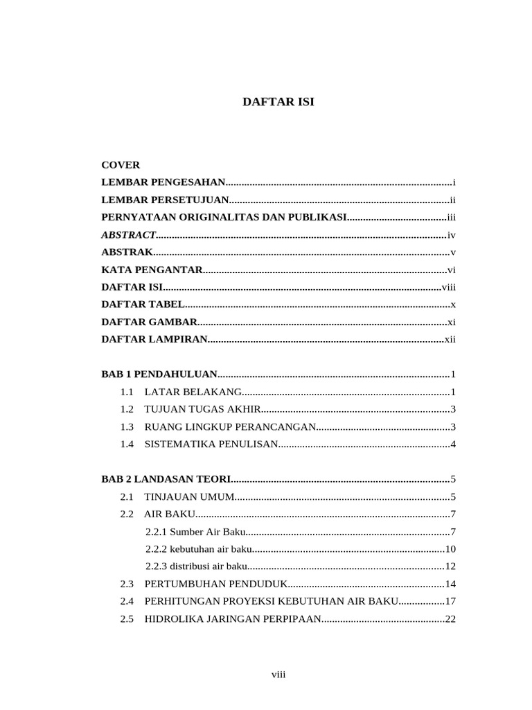 Daftar Isi | PDF