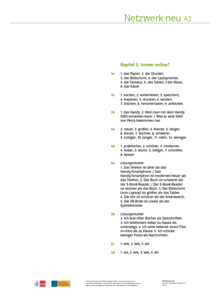 Lösung AB Lek. 3+4 | PDF