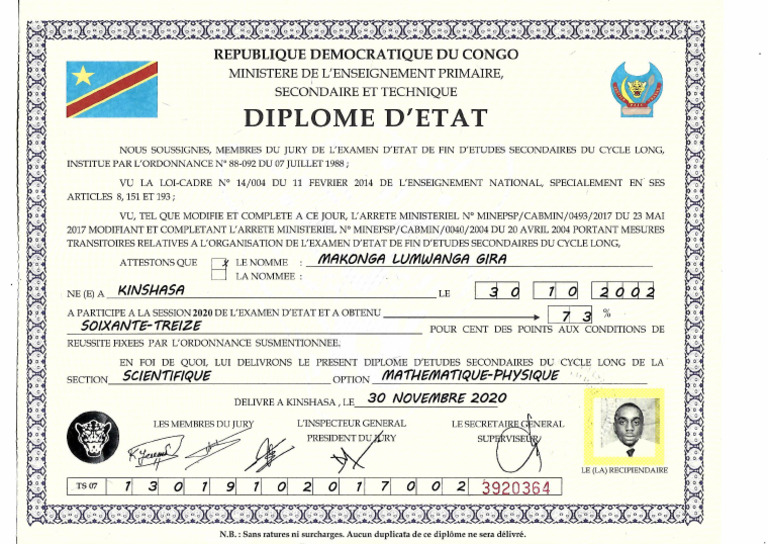 Diplome D'etat | PDF