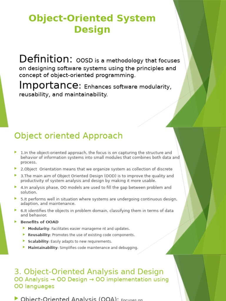 01object Oriented System Design and Analysis | PDF | Unified Modeling Language | Art