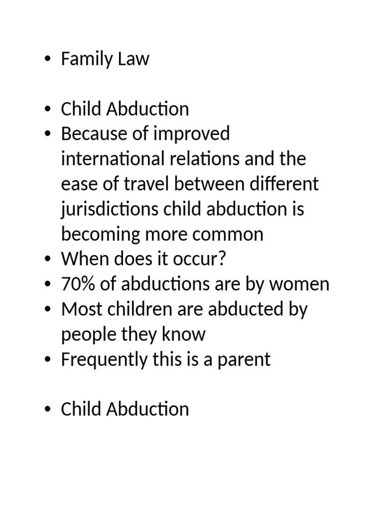 Chil Abduction - | PDF