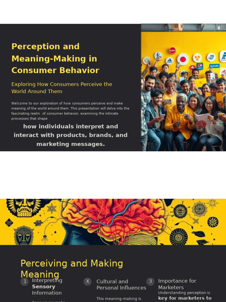 Week 3A Perception and Meaning Making in Consumer Behavior - Compressed ...