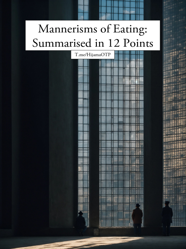 Mannerisms of Eating - 12 Points | PDF