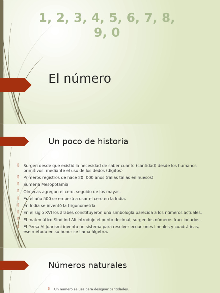 El Número | PDF | Números | Aritmética