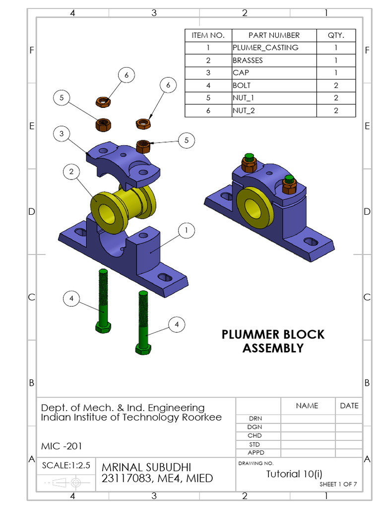 Plumer Casting Assignment | PDF