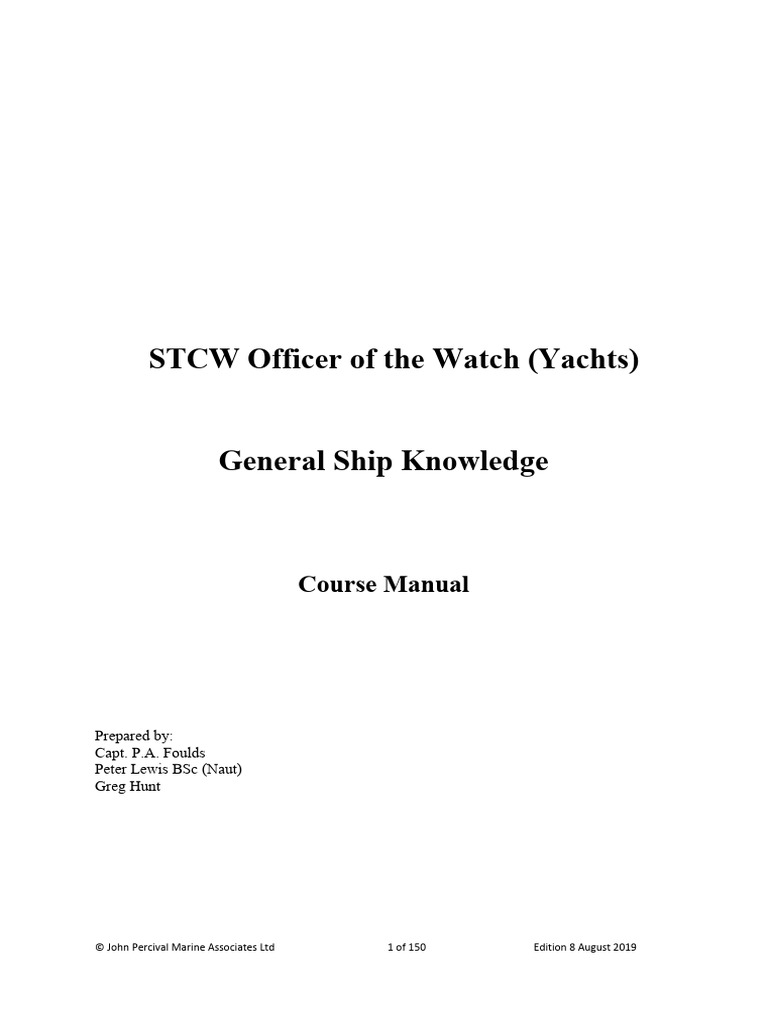 General Ships Knowledge Hoylake | PDF