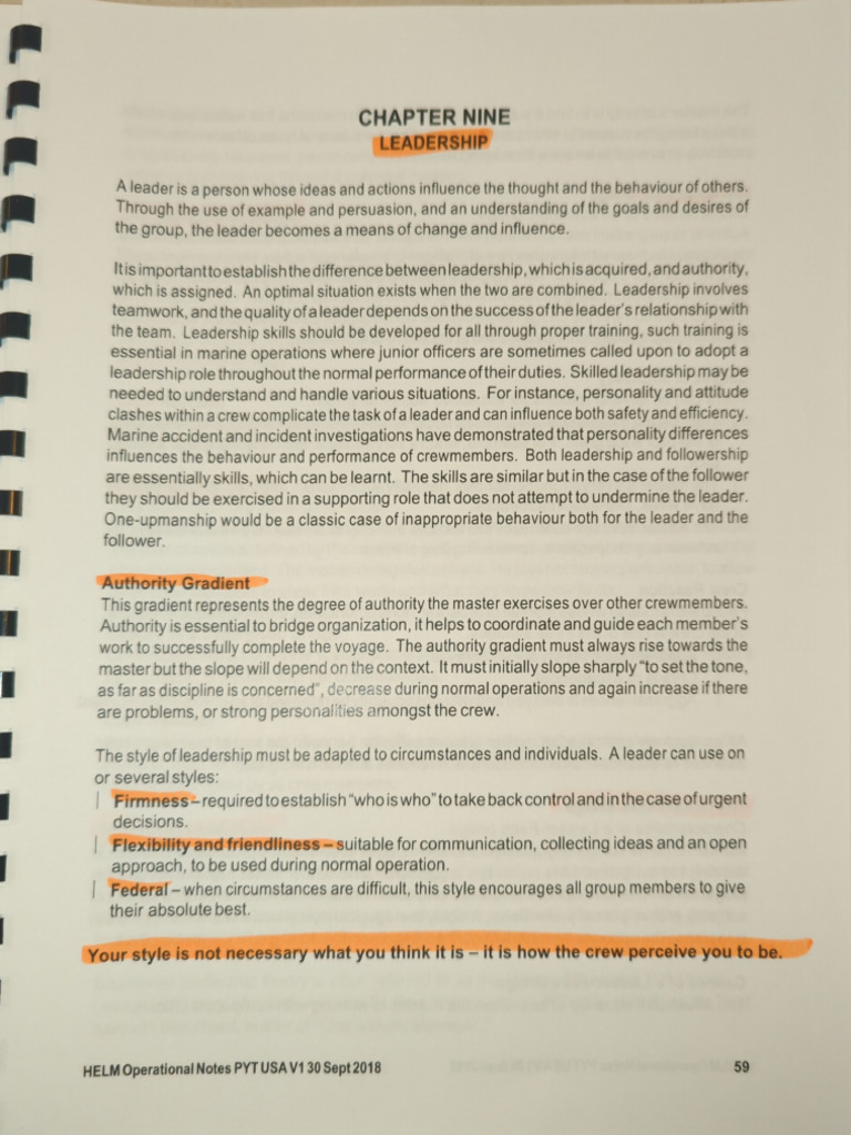 HELM Operational Notes PYT | PDF