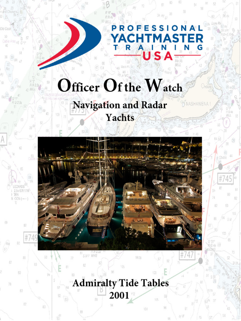 OOW Nav & Radar Admiralty Tide Tables 2001 | PDF