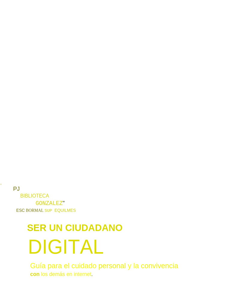 Ciudadanía Digital | PDF