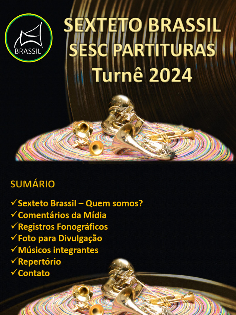 Sexteto Brassil Portfolio-Sesc-2024 | PDF