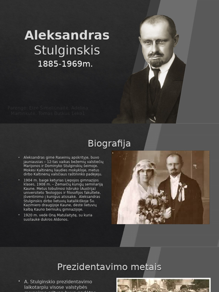 Aleksandras Stulginskis | PDF