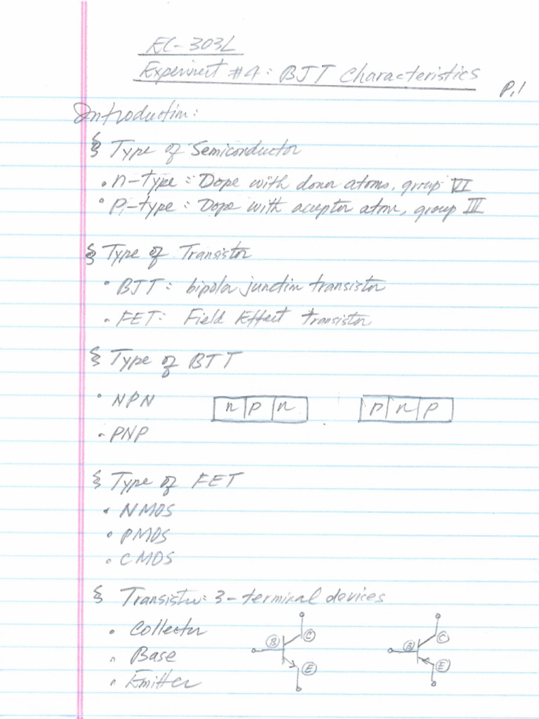 EE-303L Expt #4 Lecture Note Revised | PDF