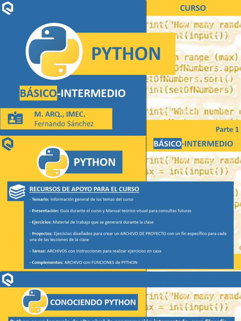 p2 Nivel Básico Curso Python | PDF