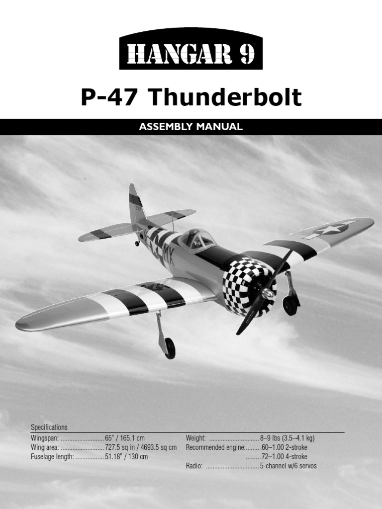 Hangar9 Thunderbolt | PDF