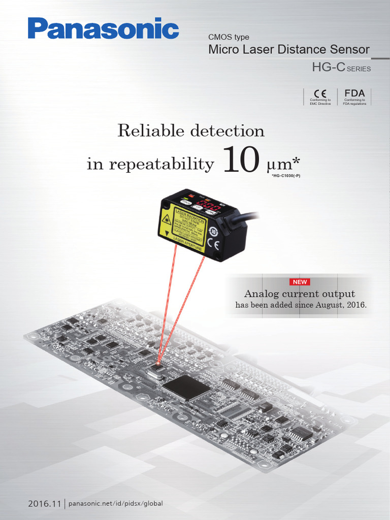 Panasonic HG-C1050 Laser Distance Sensor | PDF