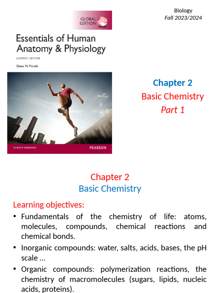 Biology Chapter 2 Part 1 | PDF