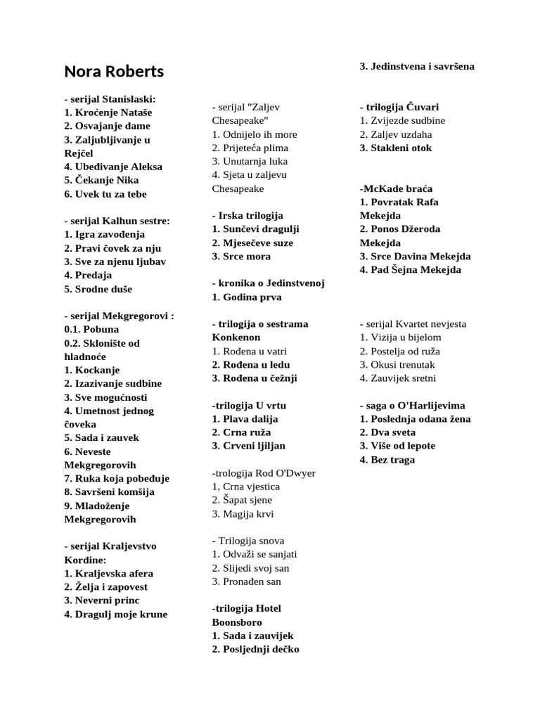 Nora Roberts | PDF