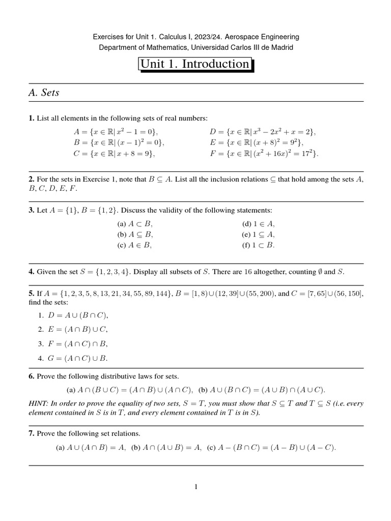 Introduction - Excercises | PDF