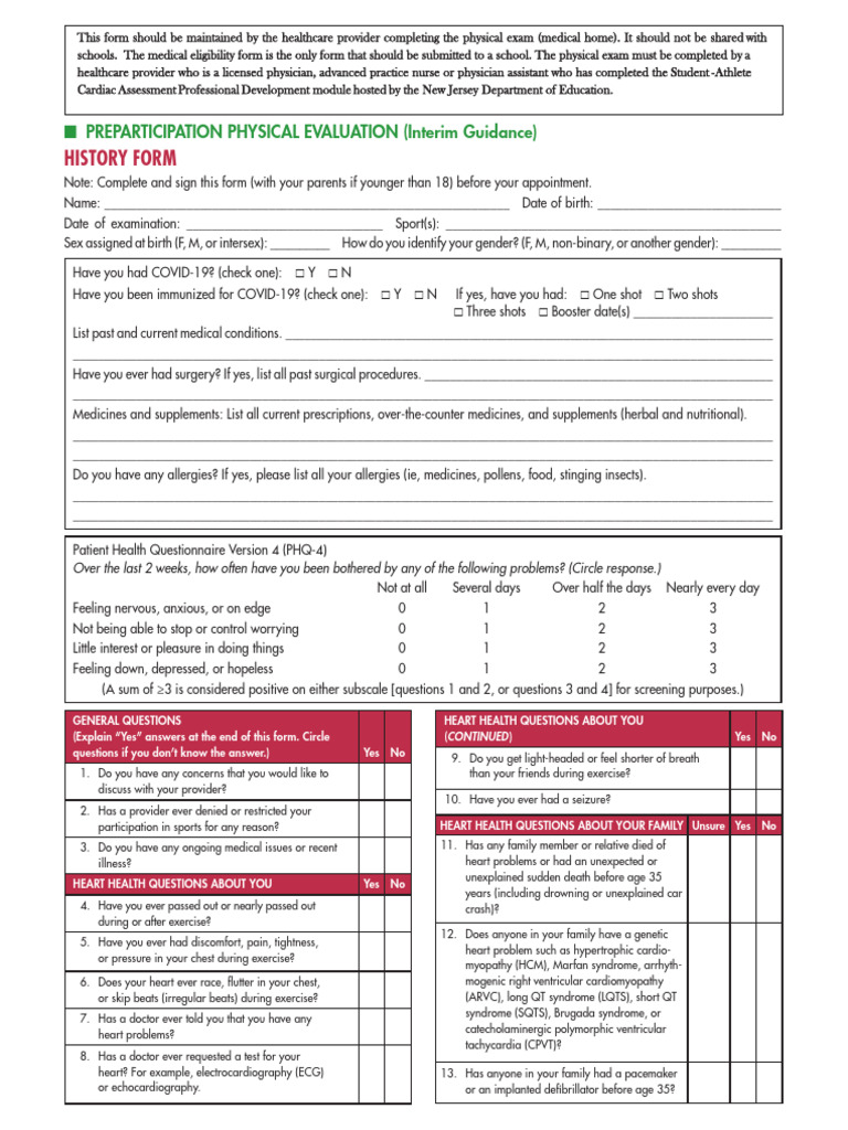 Updated Physical Packet | PDF