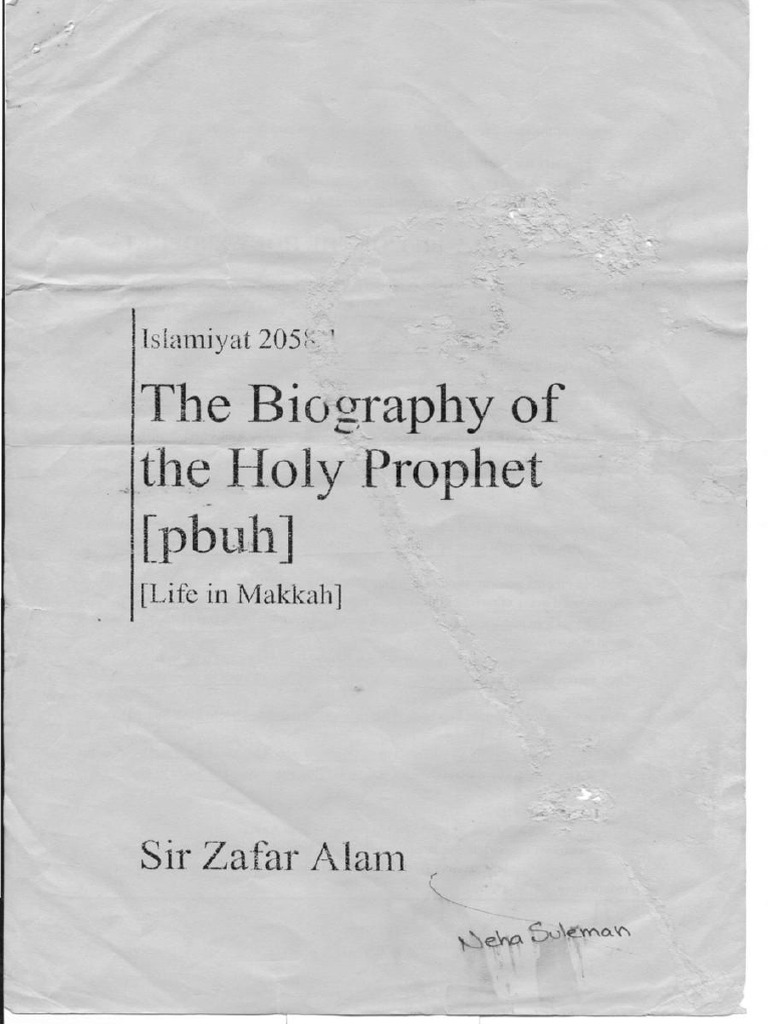 Islamiat Notes by Sir Zafar Alam Compress | PDF