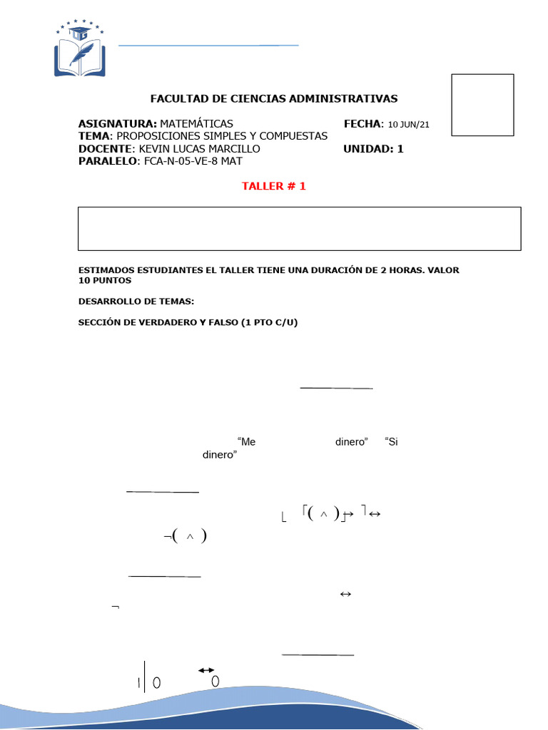 Daniel Yanez - Taller 1 | PDF