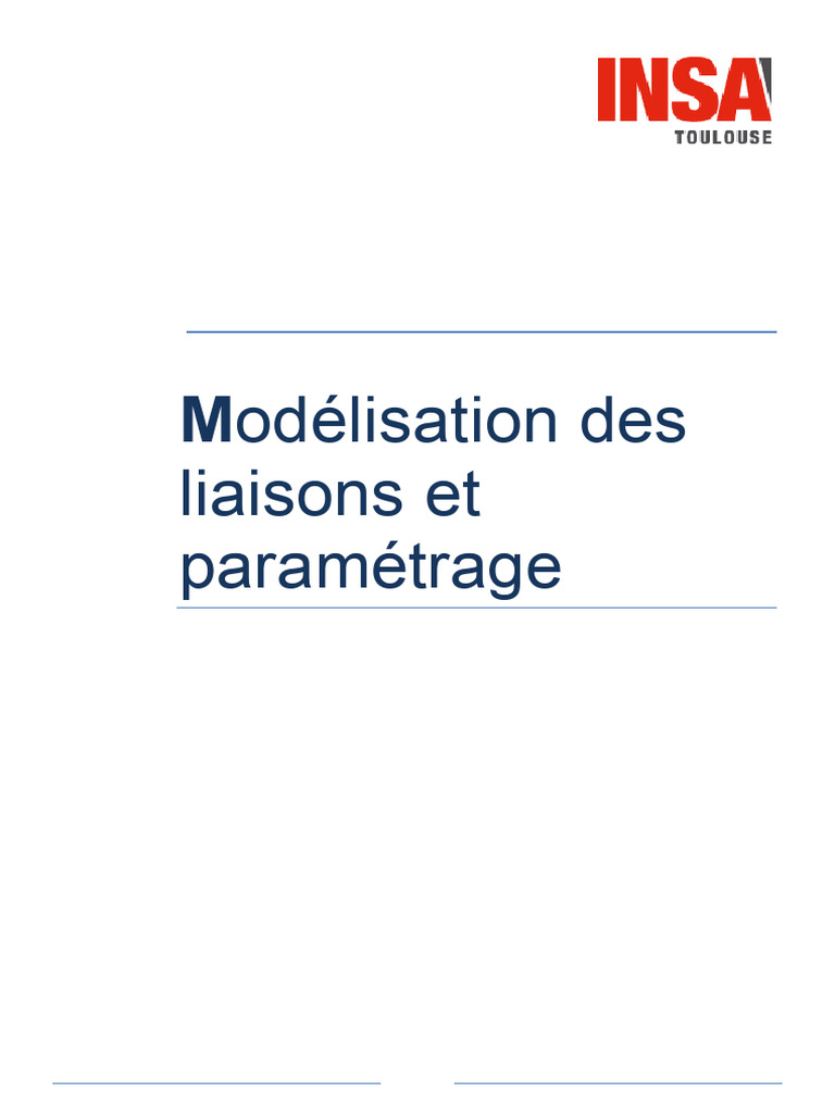 Modelisation Liaisons | PDF