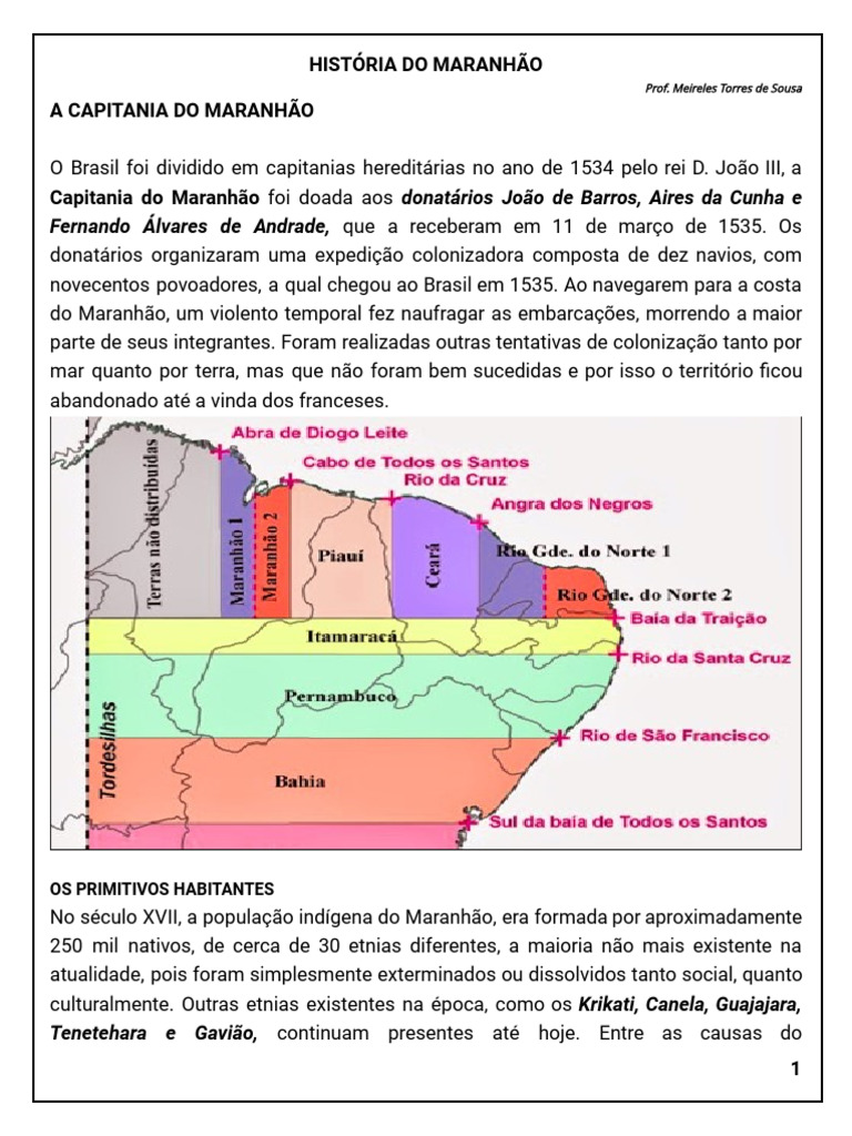 Historia Maranhão 2024 | PDF