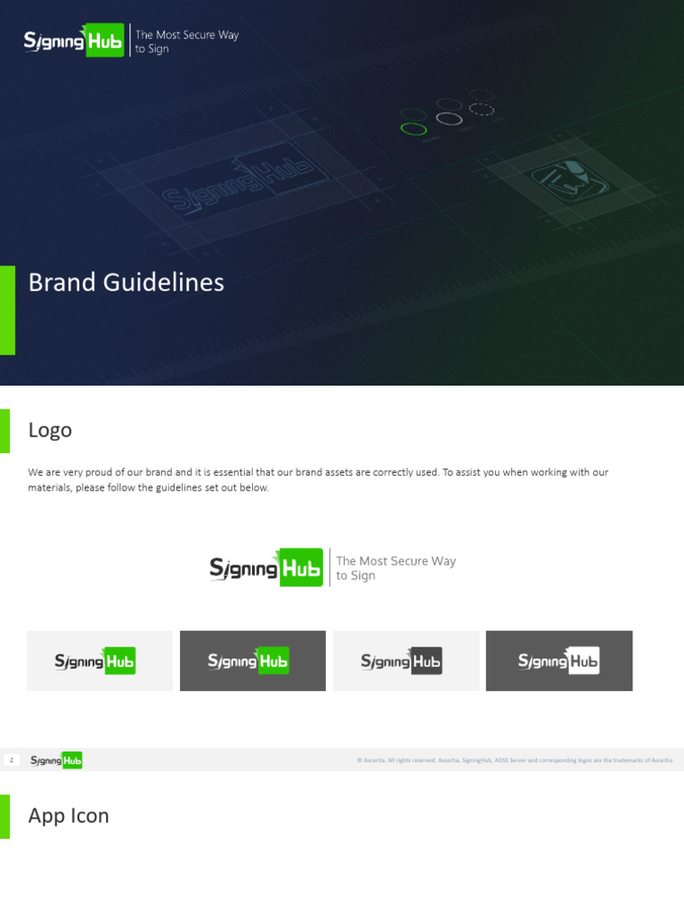 SigningHub-Branding-Guidelines | PDF