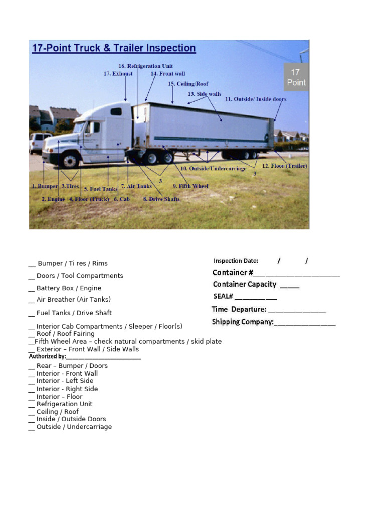 17 Point Inspection Updated | PDF