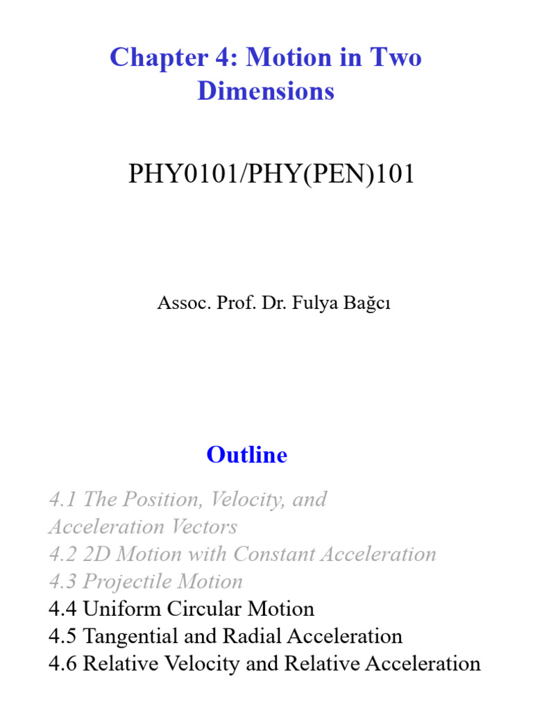 Chapter4 Motion in 2Ds Last Part | PDF