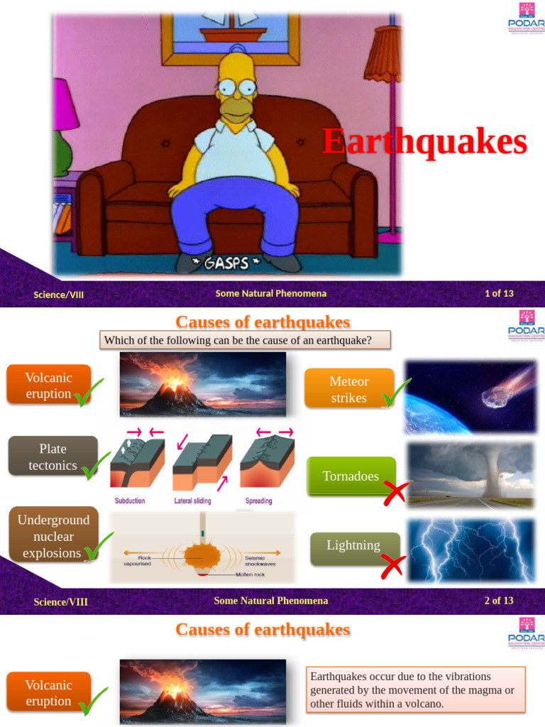 PPT4 CB VIII Sci Some Natural Phenomena | PDF