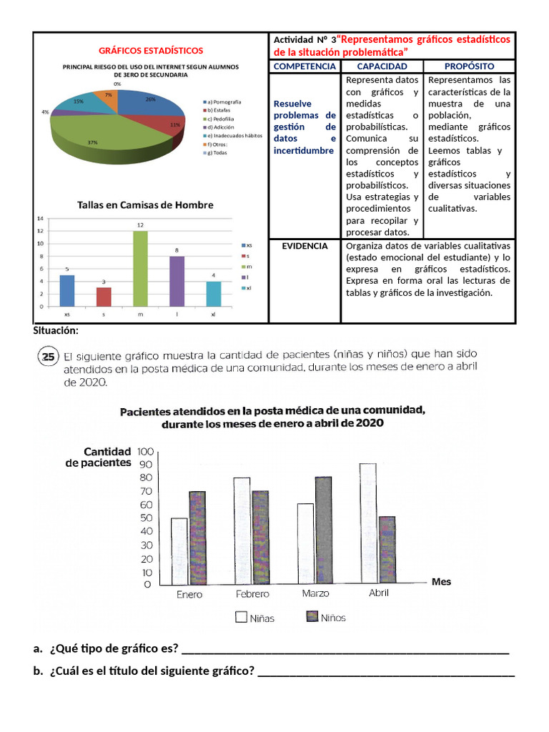Ficha N°4 de 2do de Secundaria | PDF