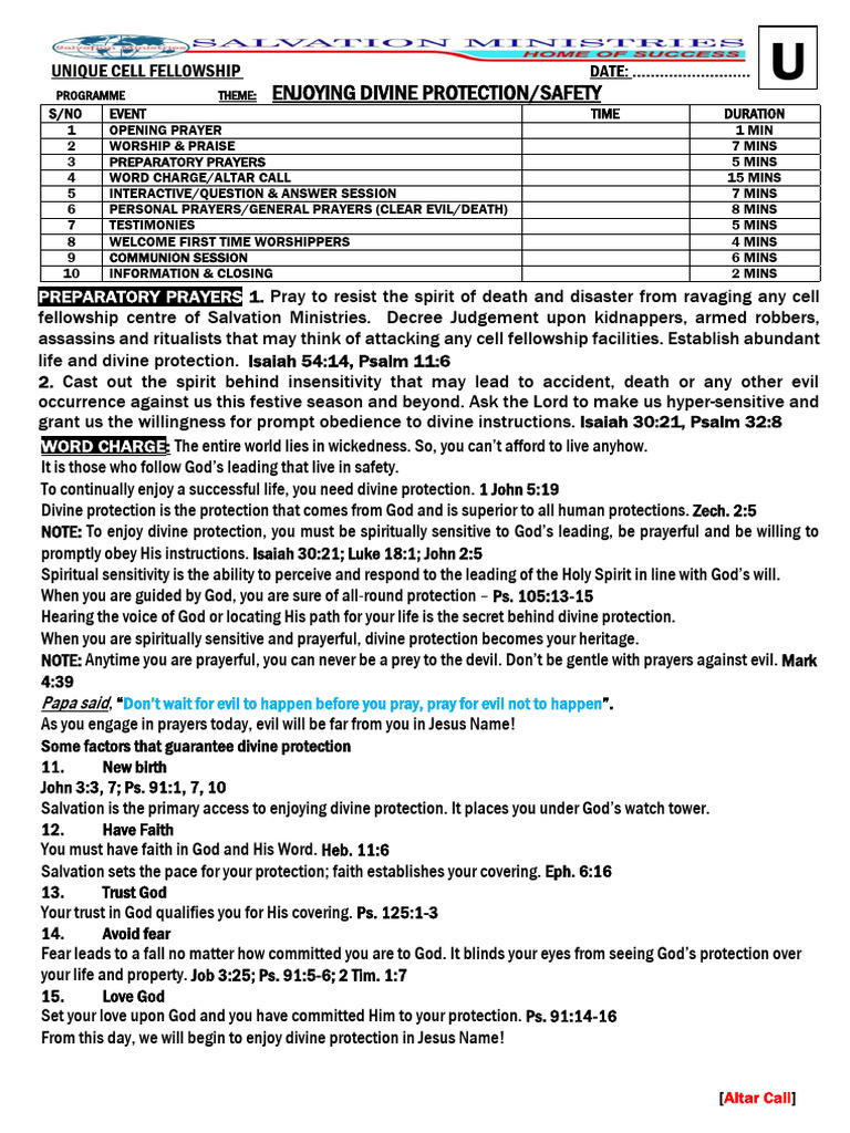 Unique Cell Fellowship Guide 14-12-2021 | PDF