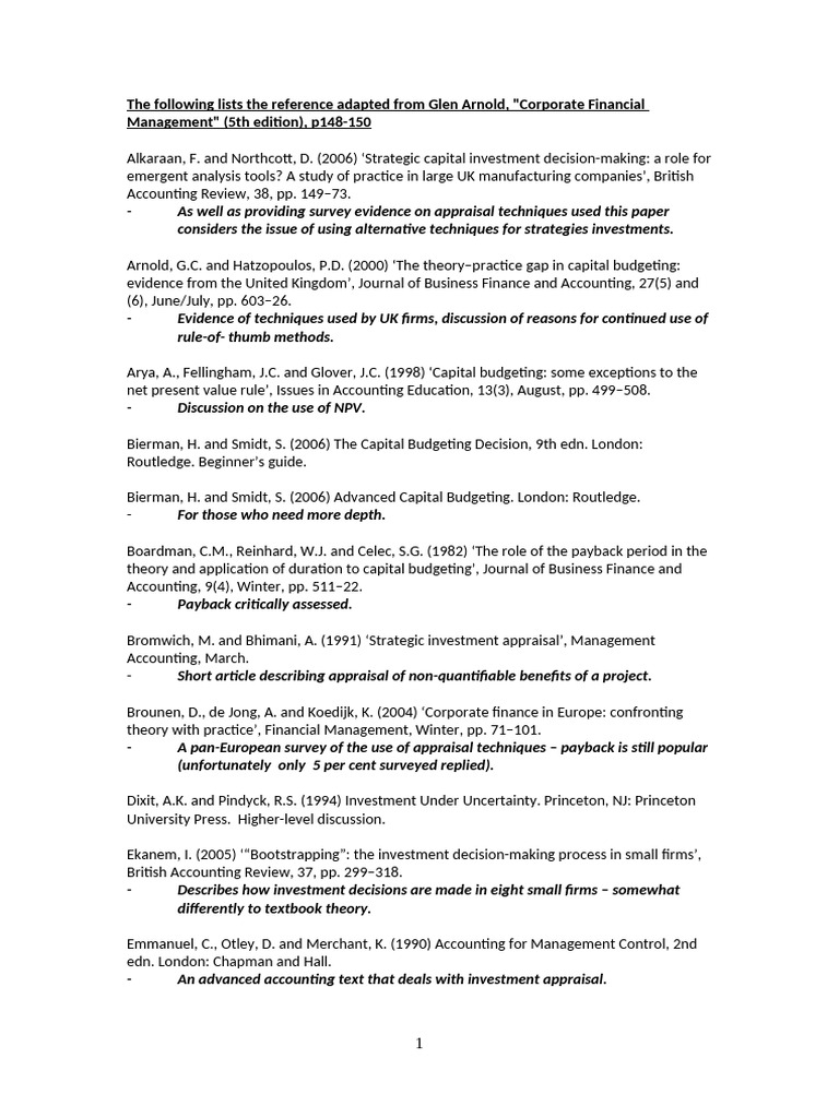 research references | PDF