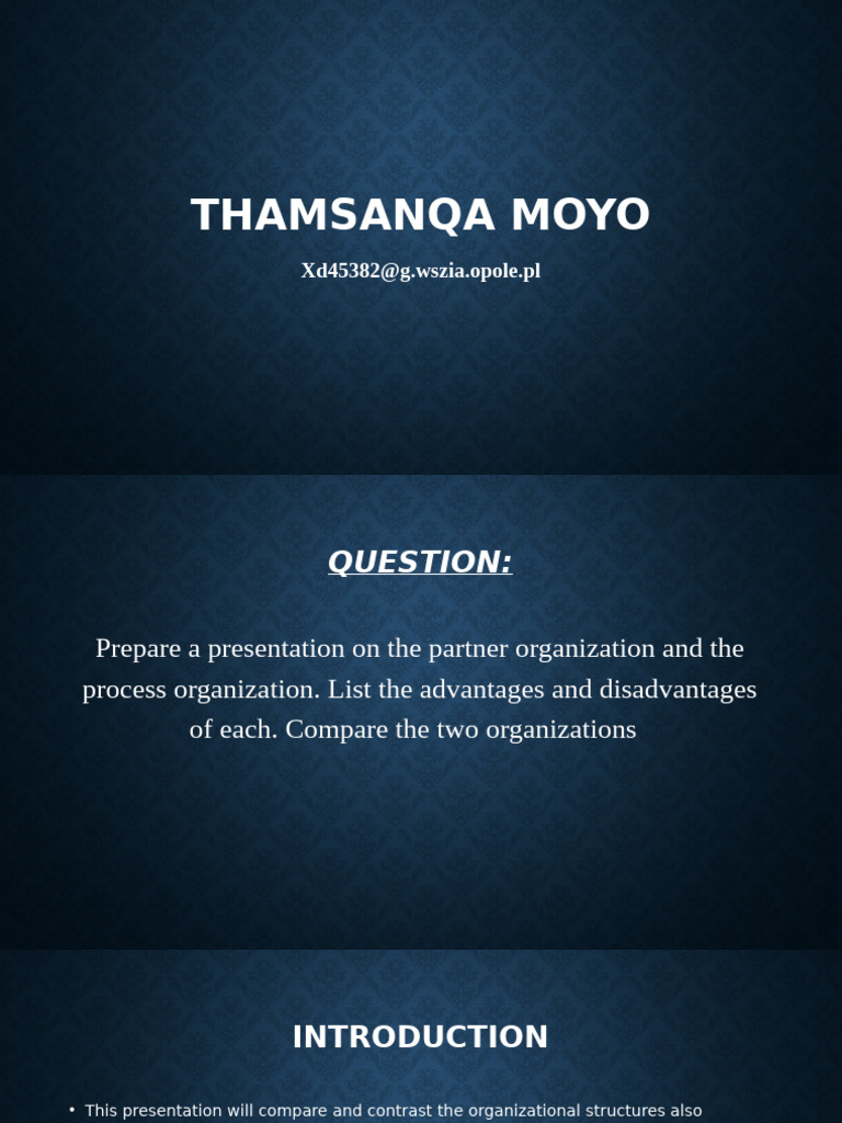 Moyo T Presentation 1 | PDF