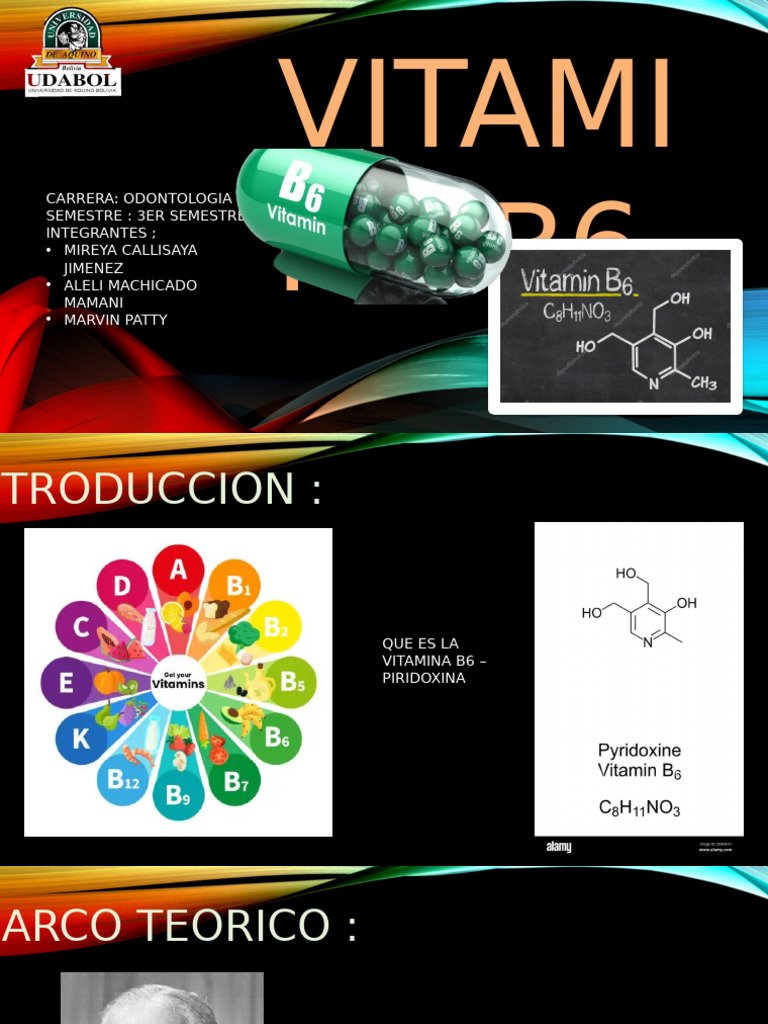 BIOQUIMICA vit b6 | PDF