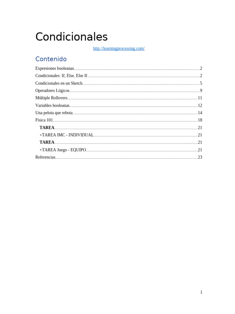 U2 Condicionales | PDF