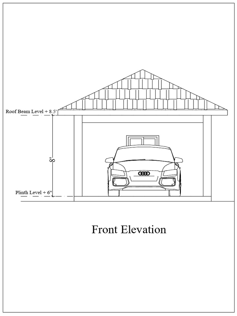 Car Garage Drawing | PDF
