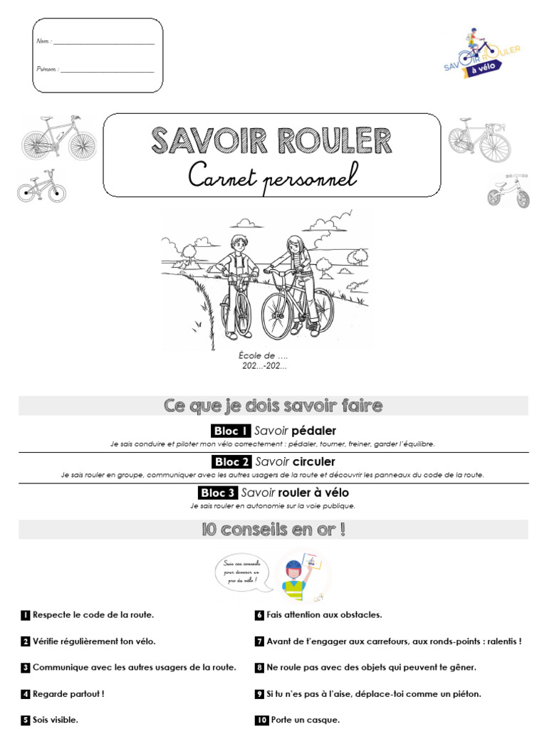 Carnet-Savoir-rouler-1 | PDF