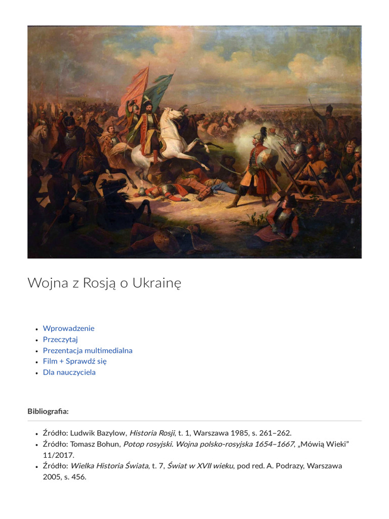 Wojna Z Rosja o Ukraine | PDF