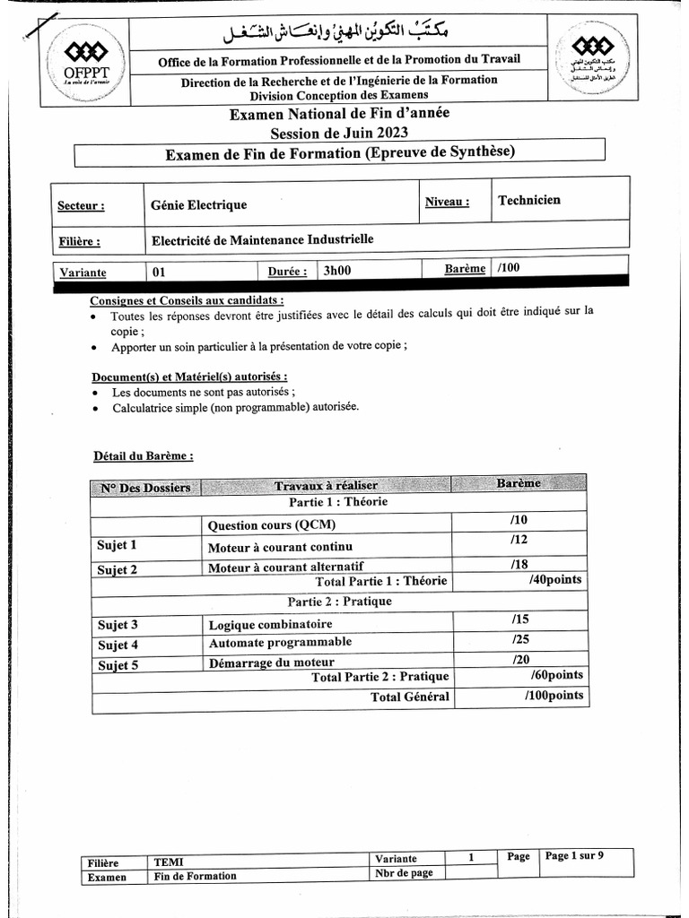 Eff v1 Temi 2023 | PDF